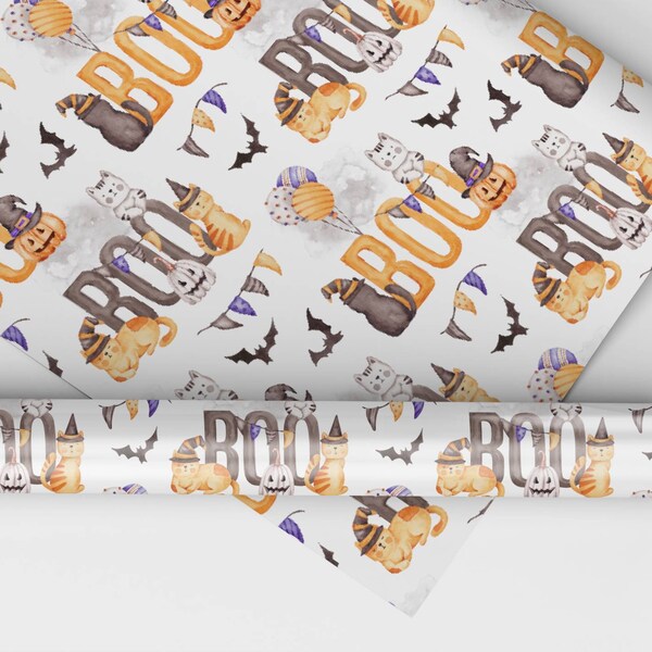 Spooky Wrapping Paper - Etsy