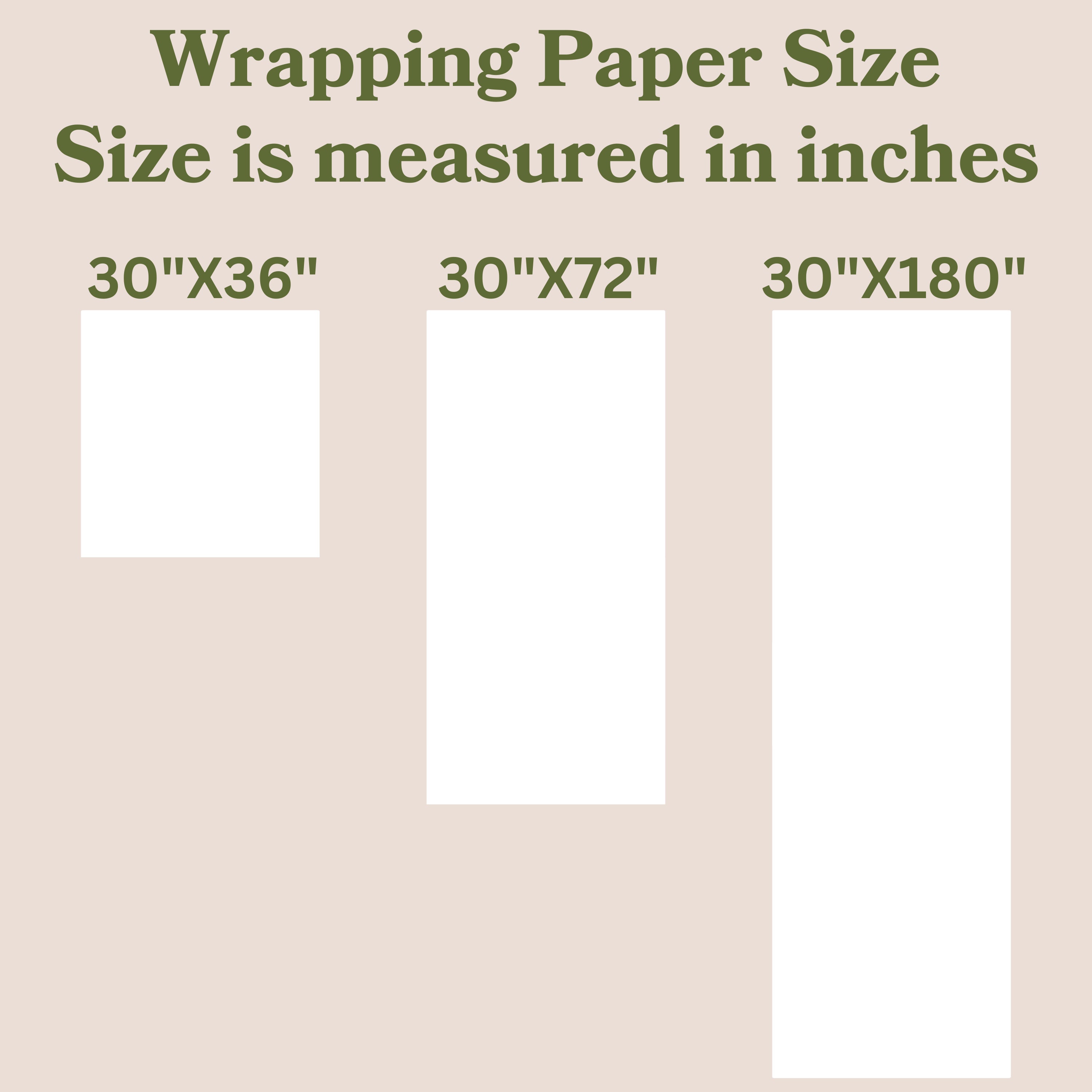 Personalized Baby Shower Girl Wrapping Paper on Roll, New Born Gift ...