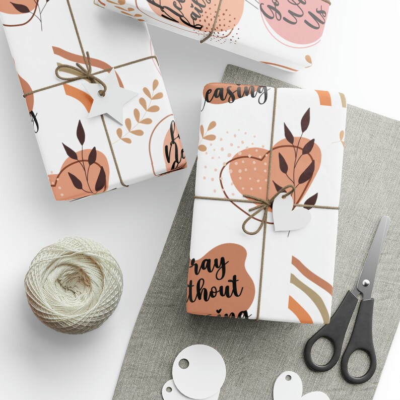 Bible Verse Wrapping Papers Christian Wrapping Paper on Roll - Etsy