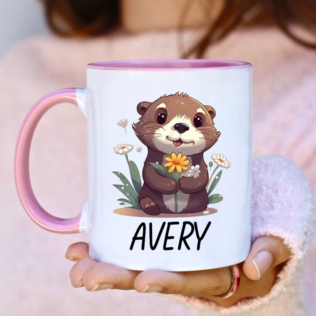 Personalized Otter Coffee Mug, Otter Lover Gift, Mother's Day Gift ...