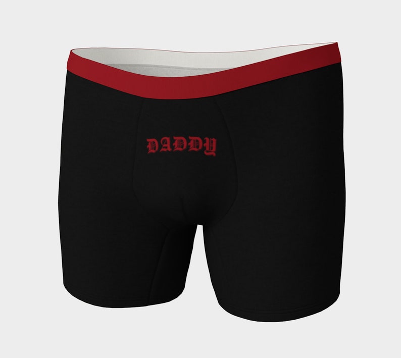 Men's Gothic "daddy" Boxer Briefs Dominant Daddy | BSDM Underwear Gift ...