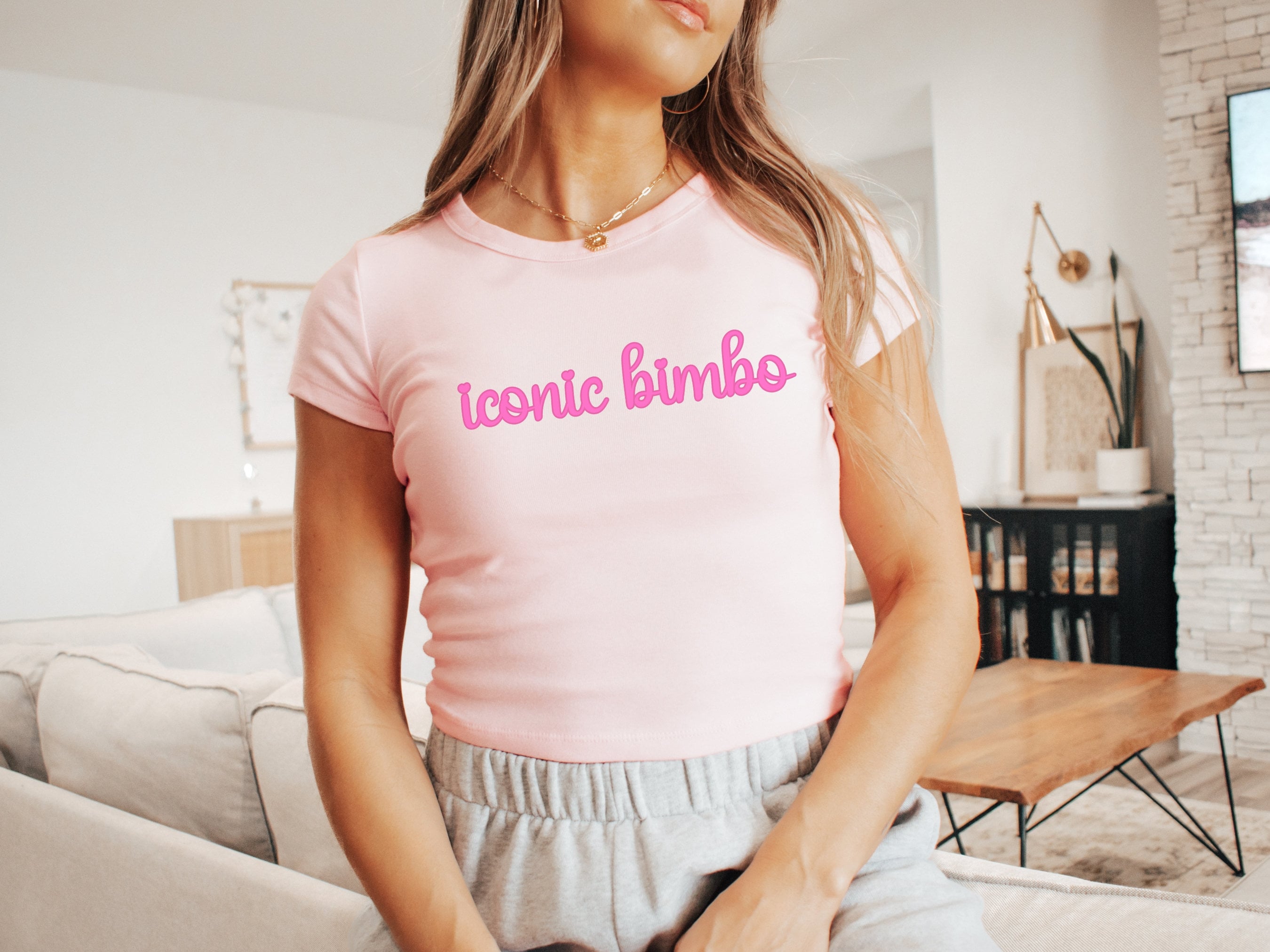 Iconic Bimbo Shirt Y2k Baby Tee Bimbocore Y2k Crop Top Bimbo Clothing ...