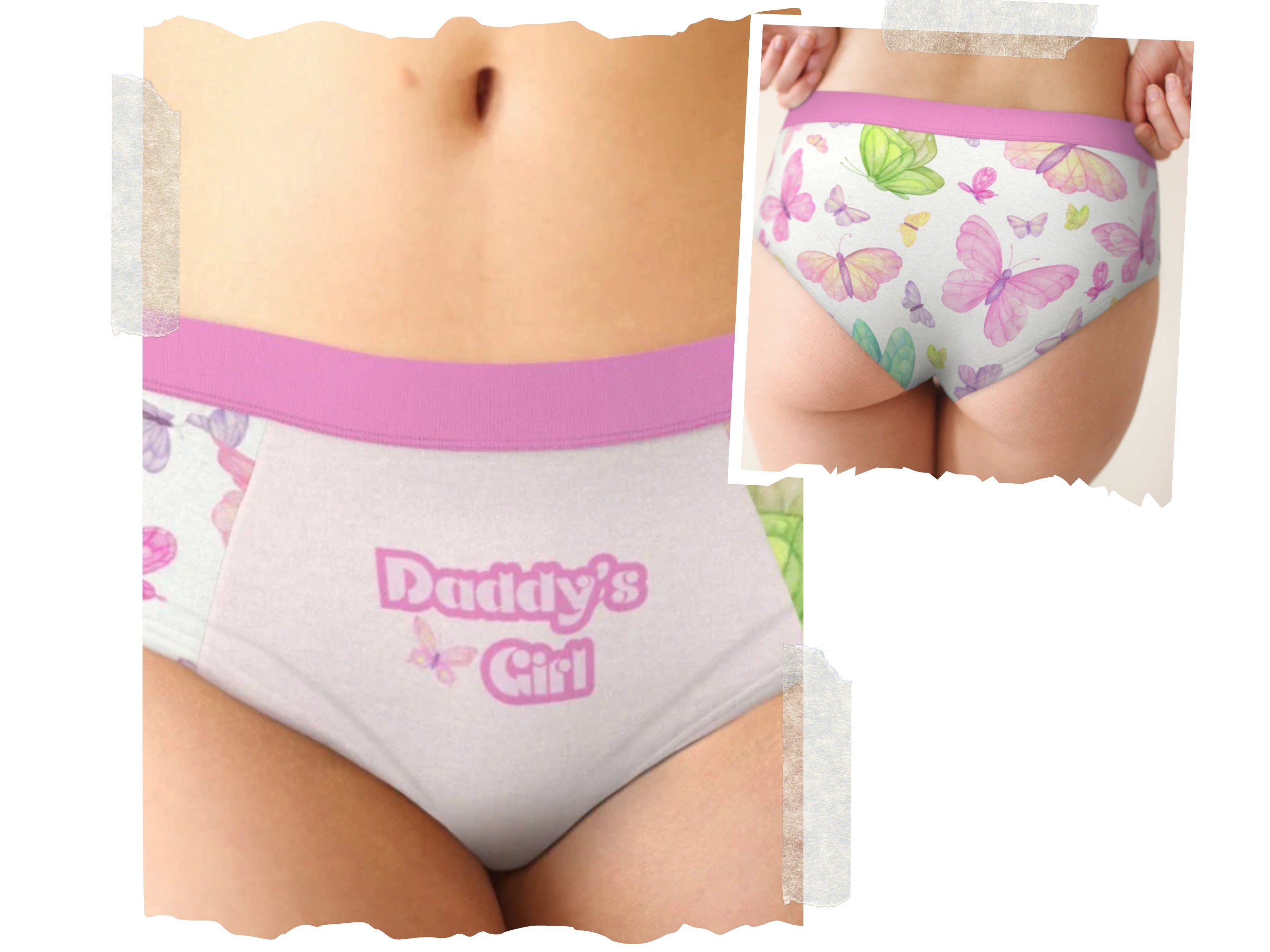Daddy's Girl DDLG Naughty Panties Gift for Submissive, ABDL Little Space Panties, Ddlg Clothing ...