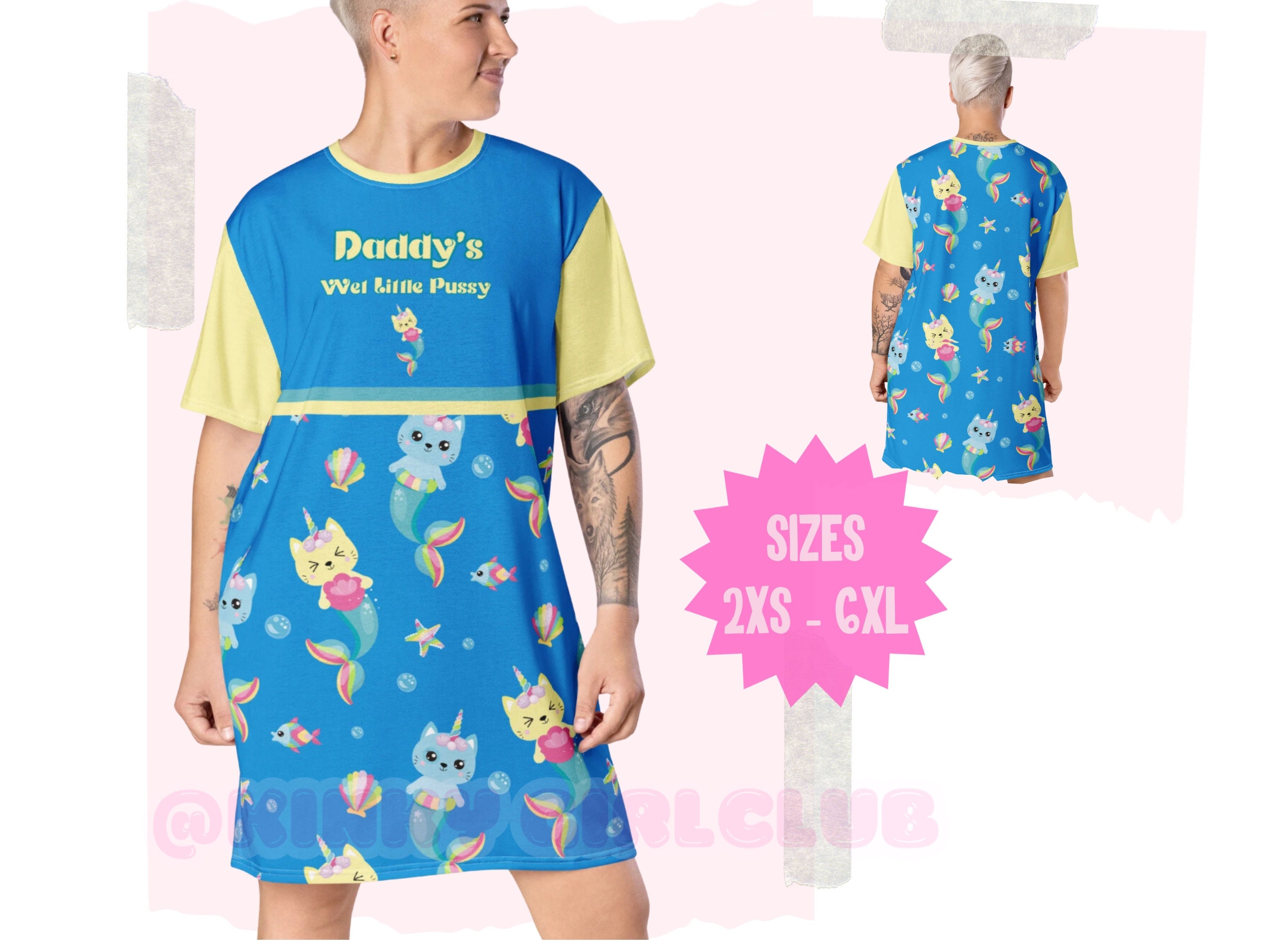 Lounge T-shirt Dress DDLG Clothing, Discreet Little Space Sexy ...