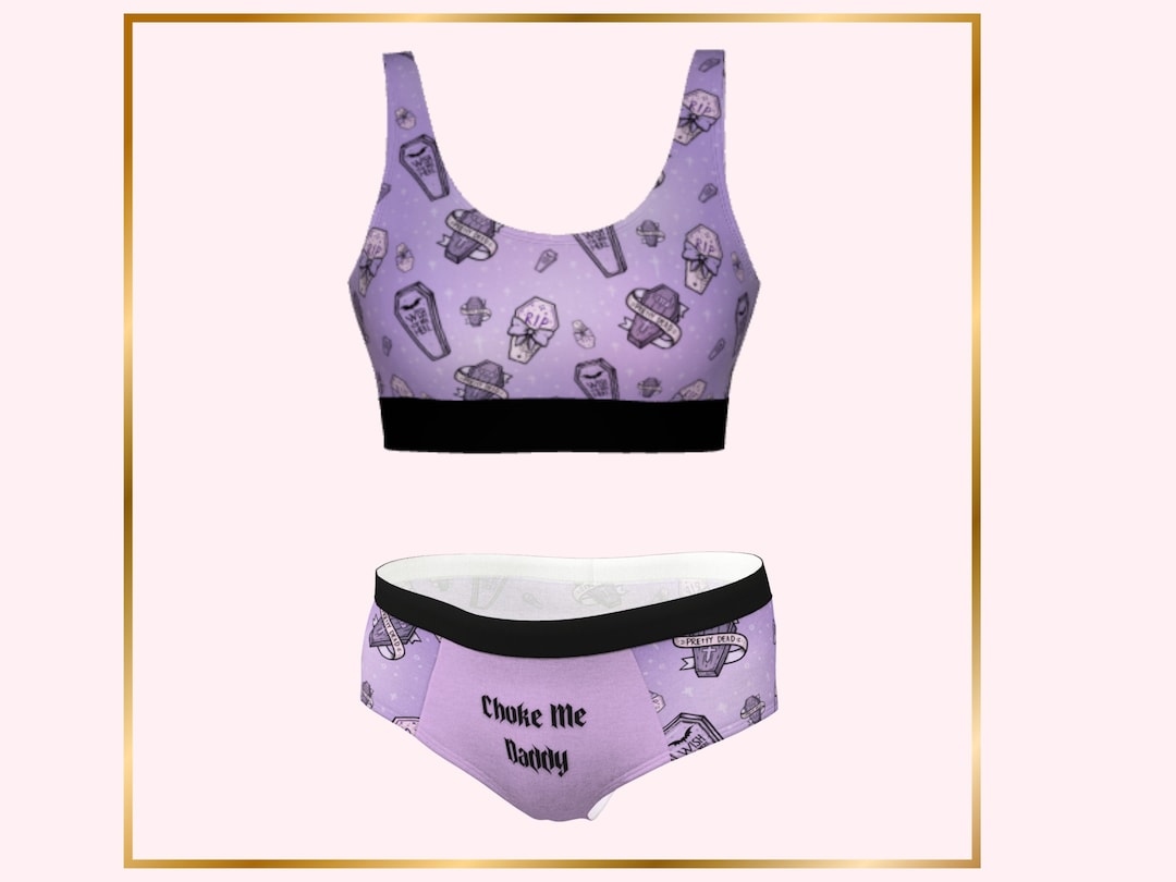 Bra And Panty Set Ddlg Naughty Panties T For Submissive Abdl
