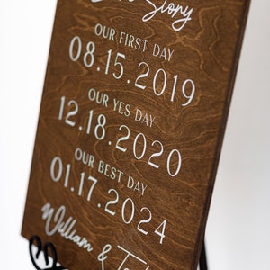 Our Love Story Sign, Wedding Welcome Sign, Ceremony Wedding Sign ...