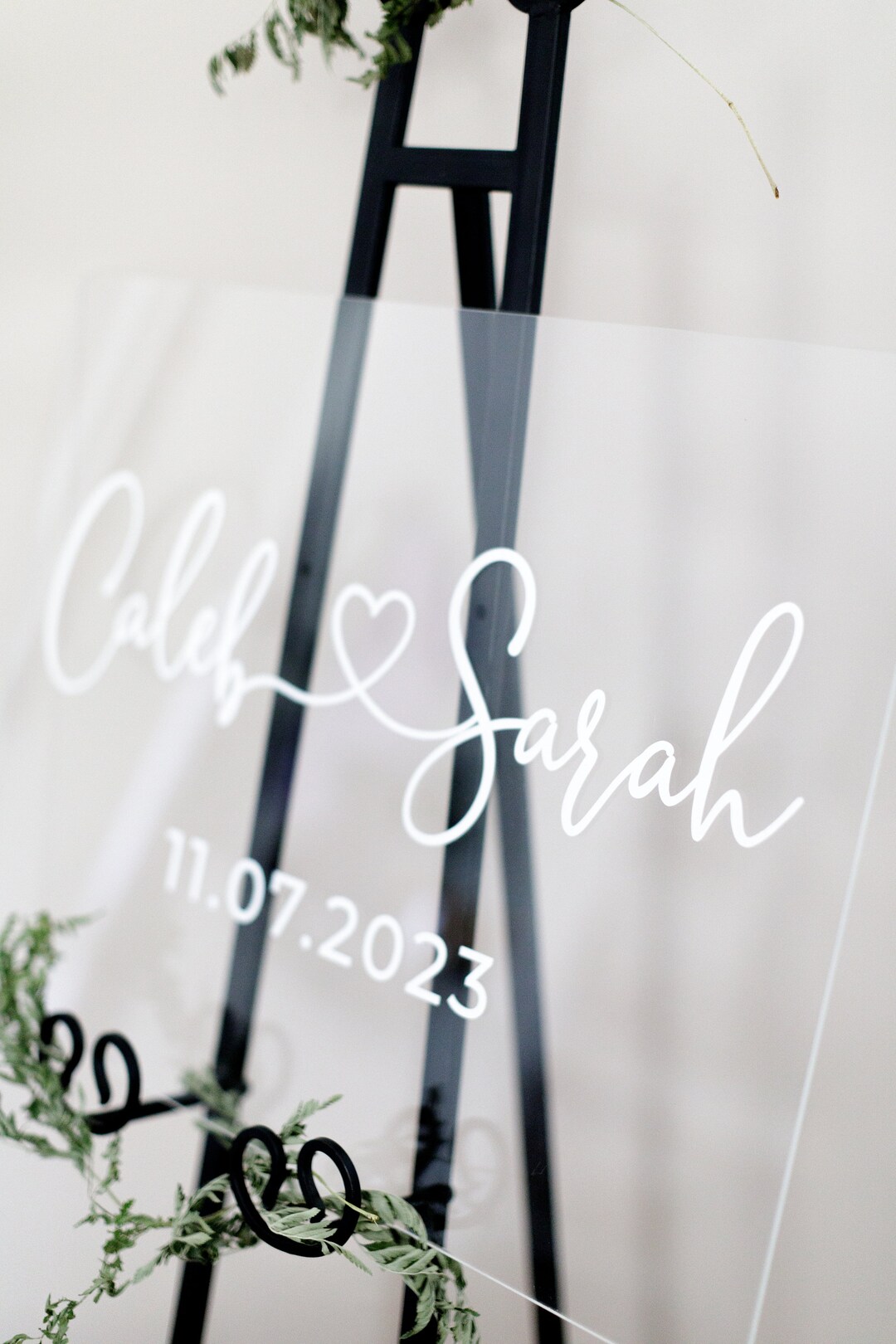 Wedding Welcome Sign, Custom Acrylic Wedding Sign, Ceremony Sign ...