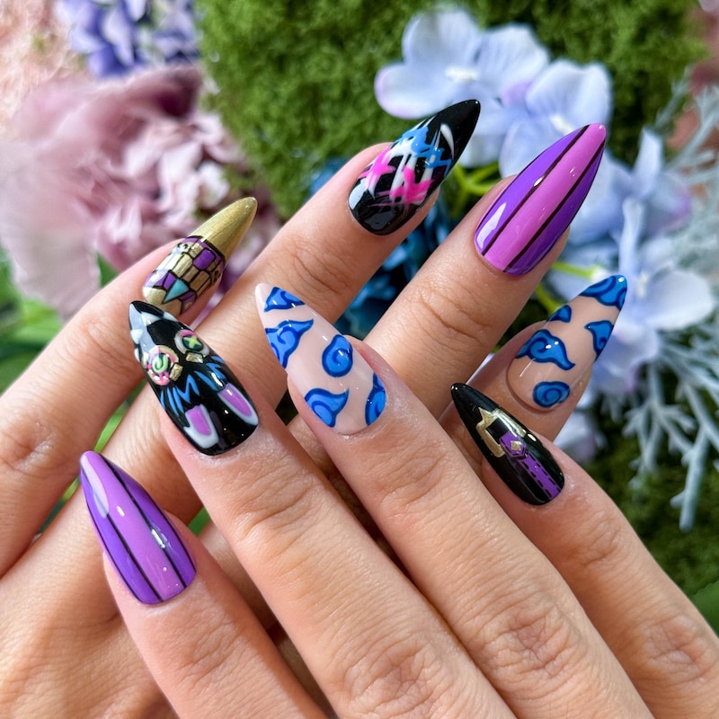 Arcane Jinx Nails - Etsy