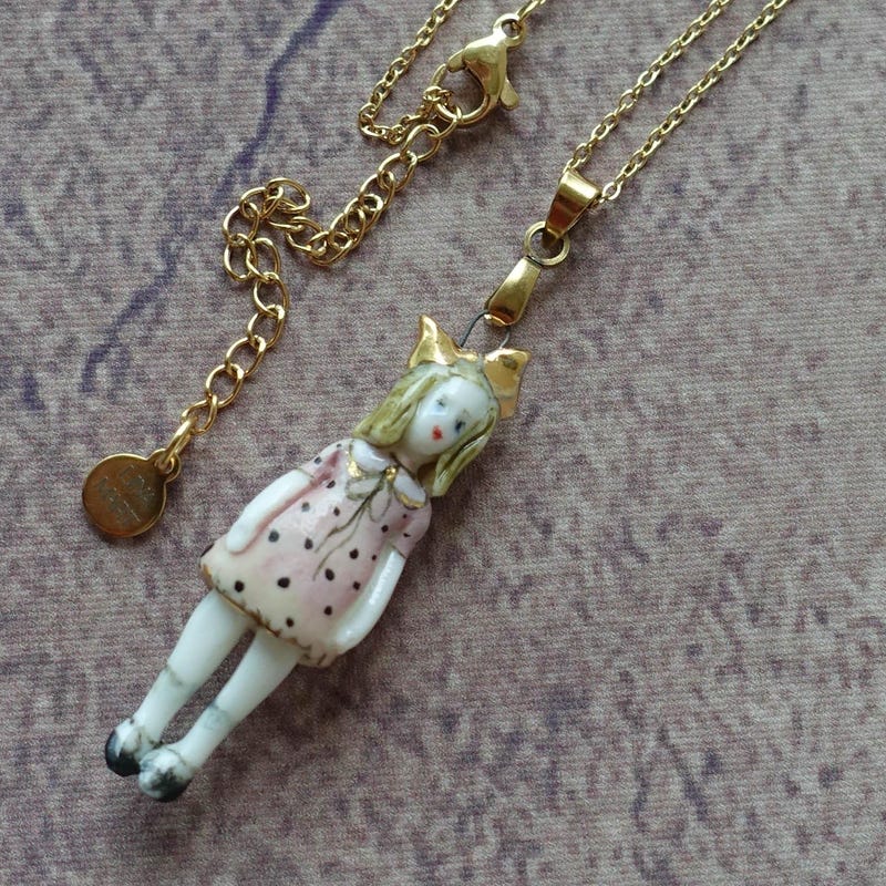 Doll Necklace - Etsy