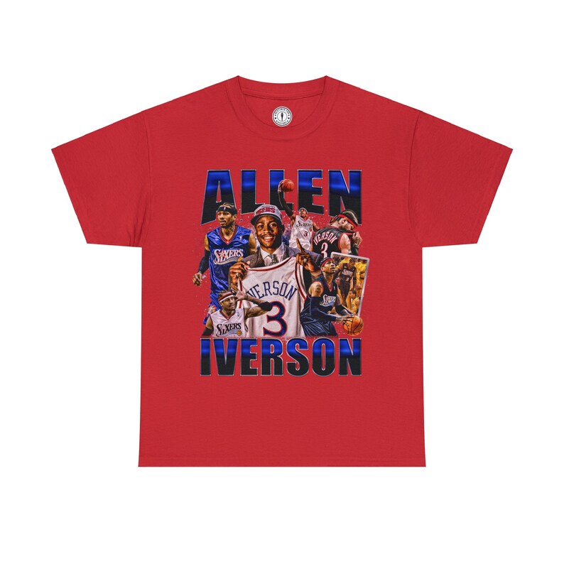 Playaz Club allen the Answer Iverson Cotton Tee - Etsy