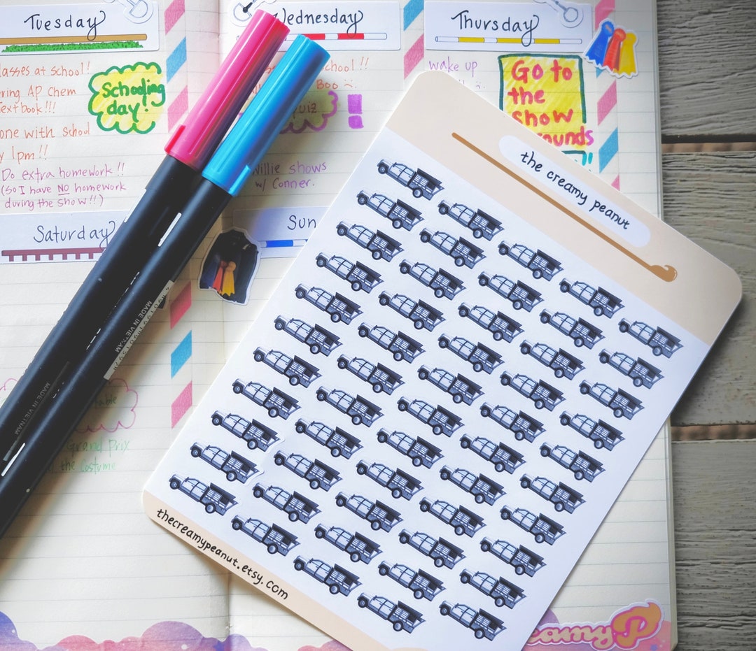 EQUESTRIAN farm Call Days Sticker Sheet 44 - Etsy