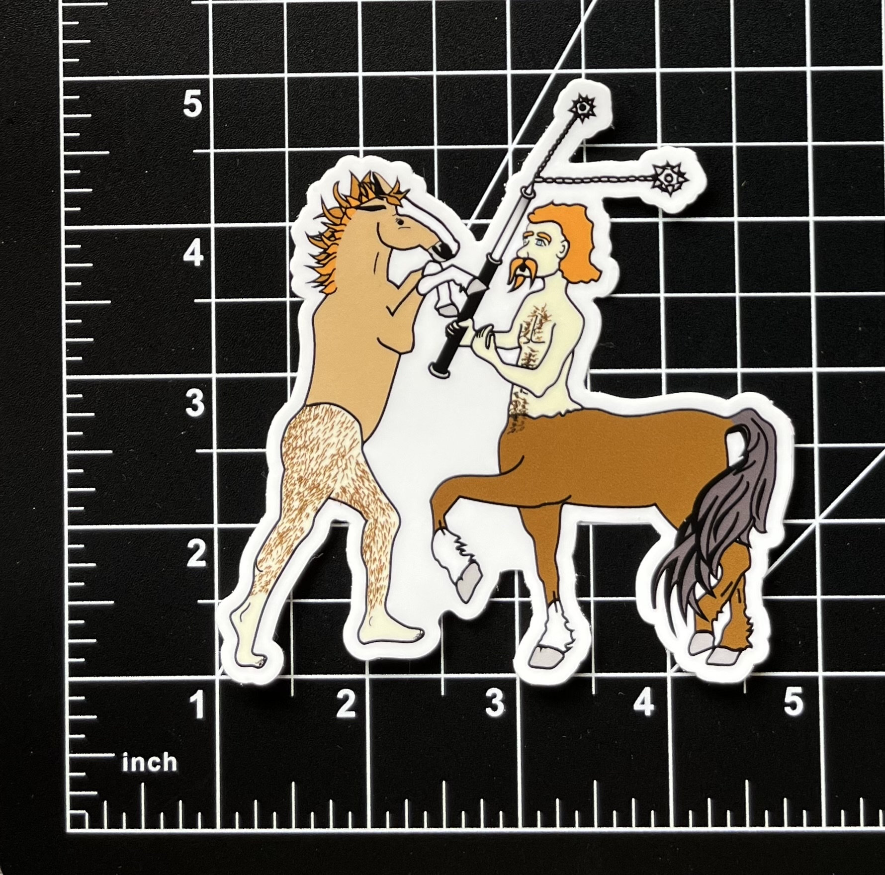 Reverse Centaur Vs. the Centaur Sticker 5 X 5 Matte Free Shipping - Etsy