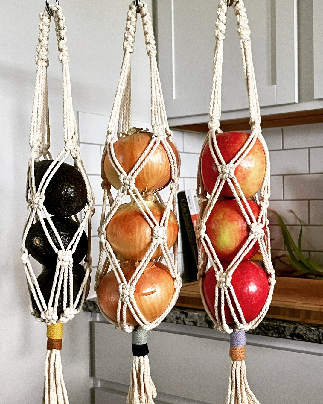 Macramé Produce Hanger - Etsy