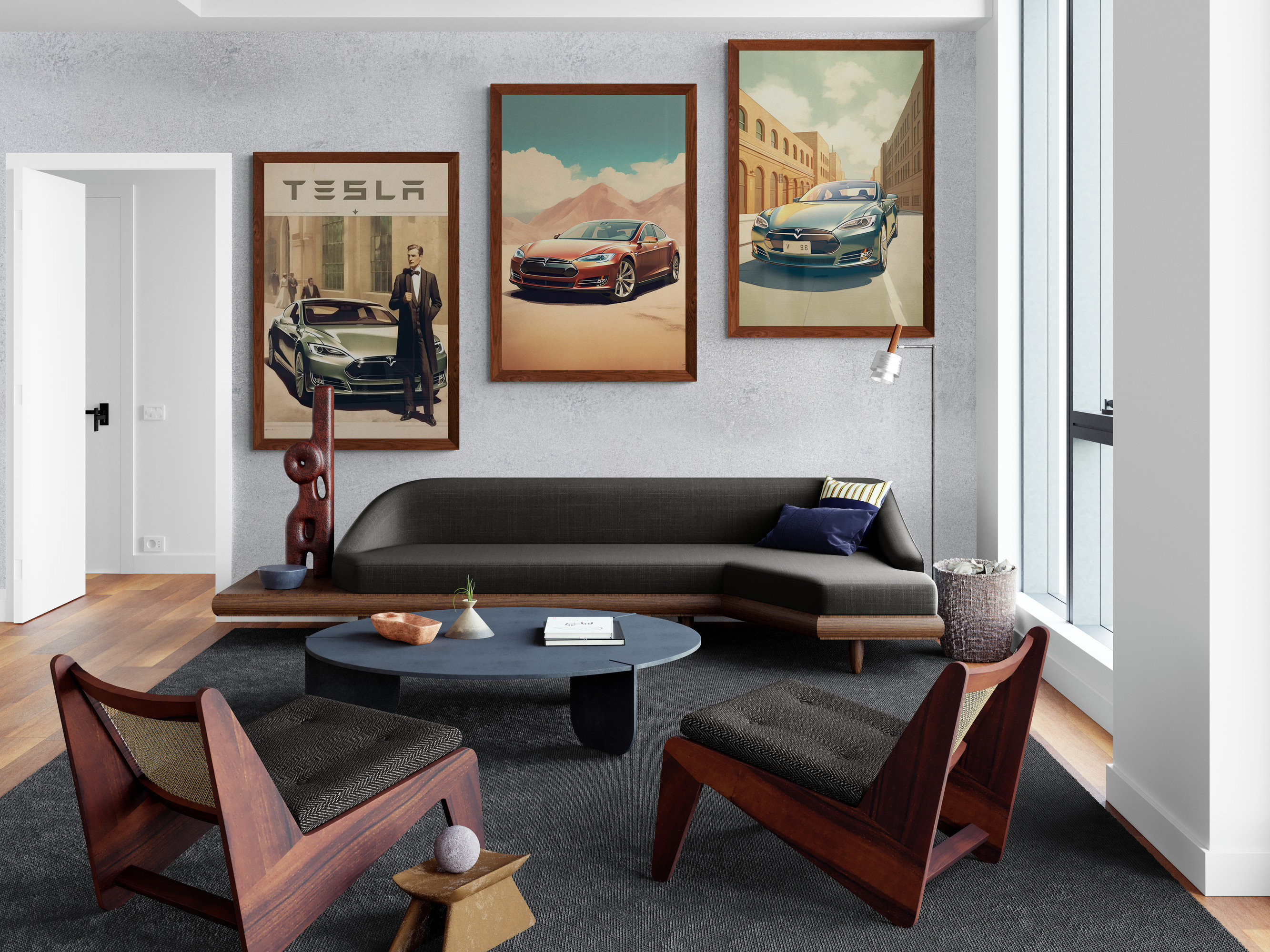 Electric Car Collection 15 Posters - Etsy