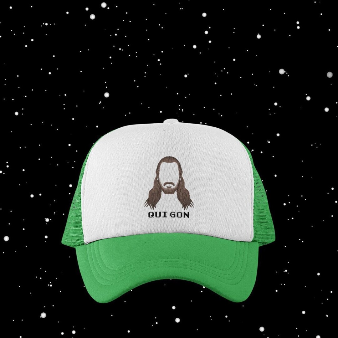 Qui Gon Jinn Trucker Hat | Star Wars the Phantom Menace - Etsy