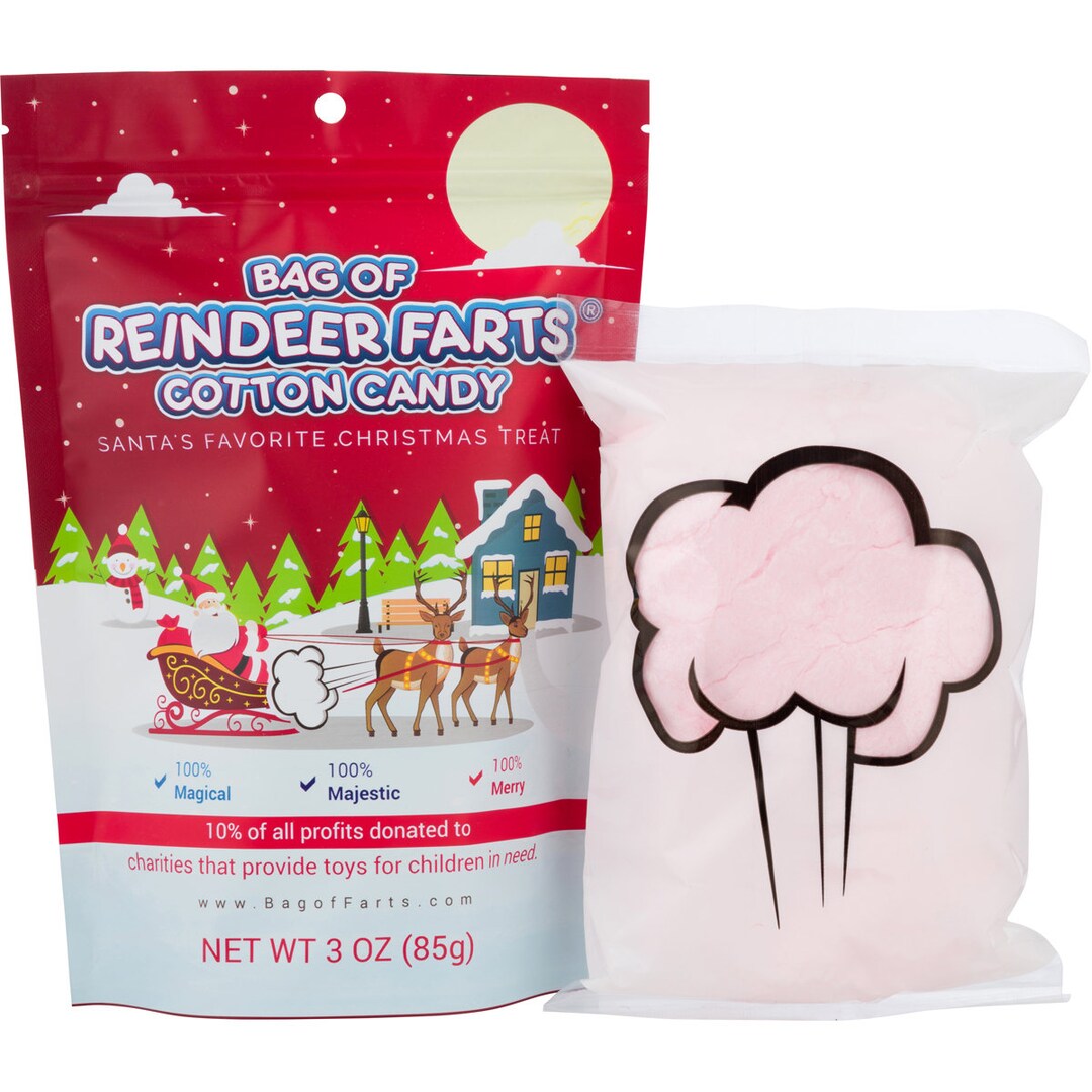 Bag of Reindeer Farts Cotton Candy - Etsy