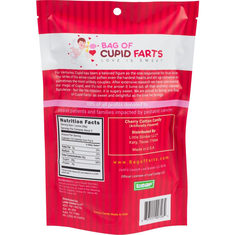 Bag of Cupid Farts Cherry Cotton Candy - Etsy
