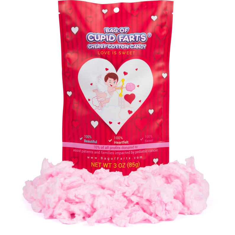 Bag of Cupid Farts Cherry Cotton Candy - Etsy