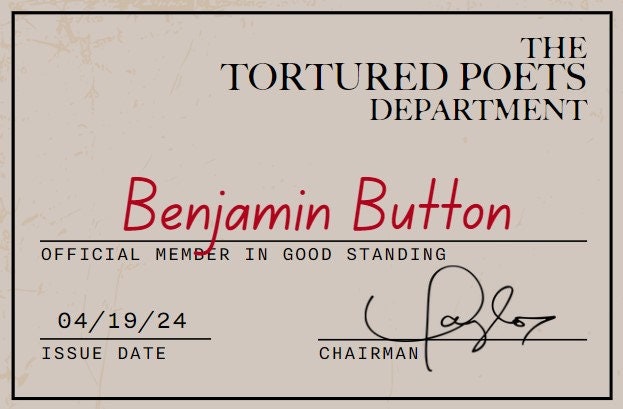 PRINTABLE - TTPD Membership Cards - Etsy