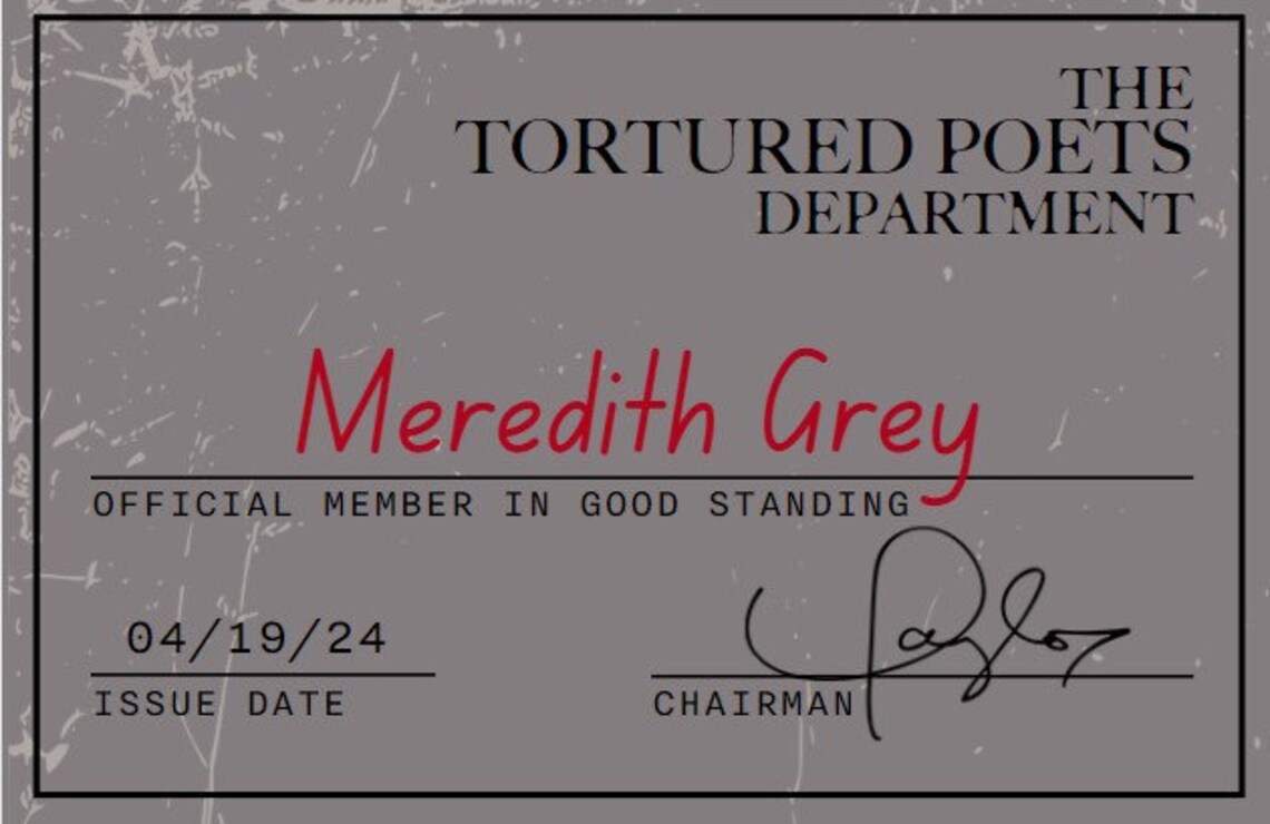 PRINTABLE - TTPD Membership Cards - Etsy