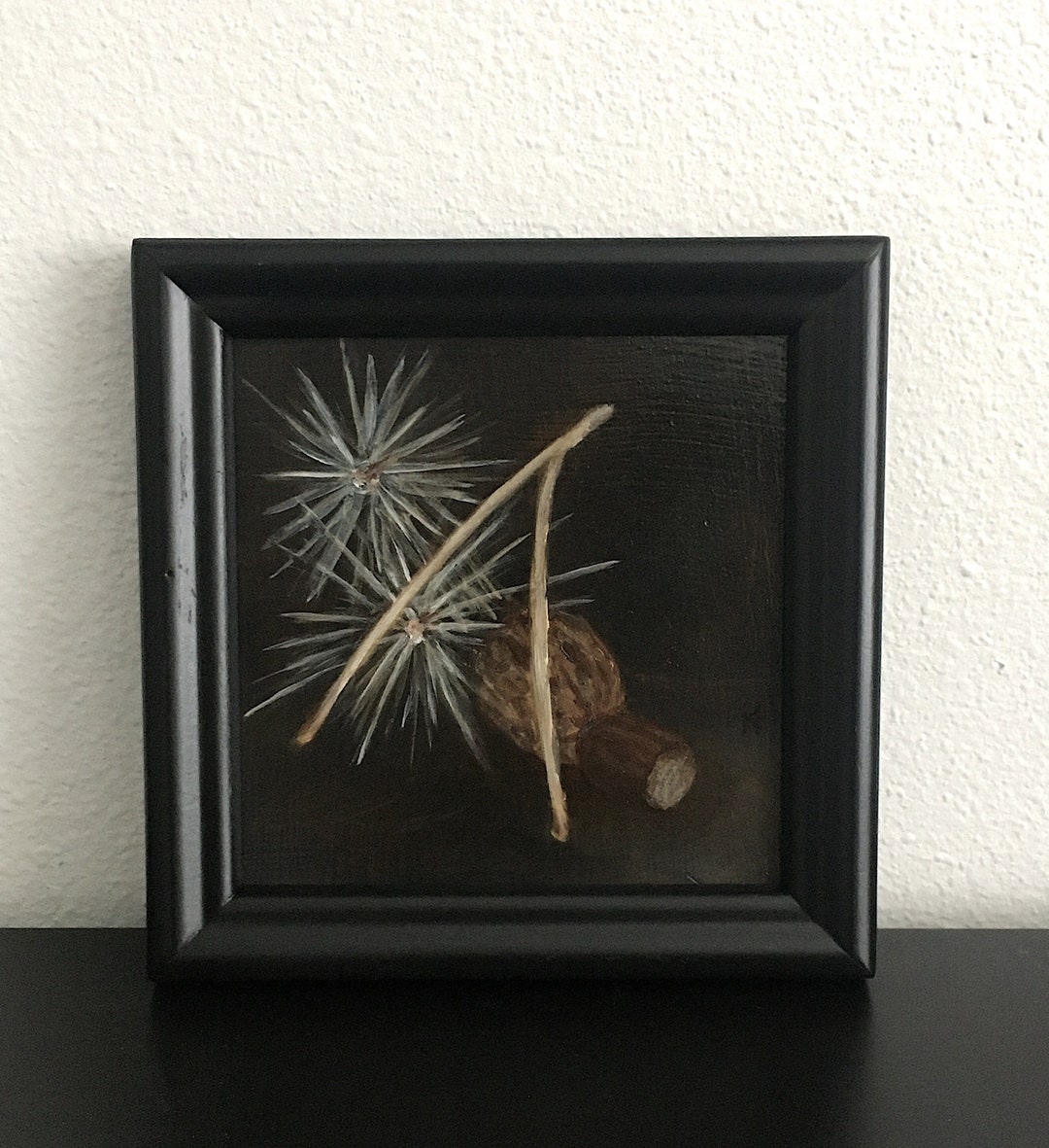 Handful of Wishes Small Realistic Oil Painting of a Wishbone, Handmade ...