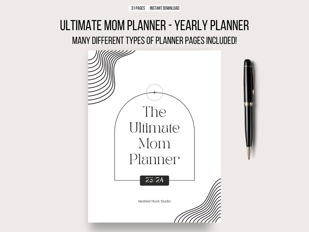 2024 Mom Planner, Family Planner, Daily Planner, Weekly Planner ...
