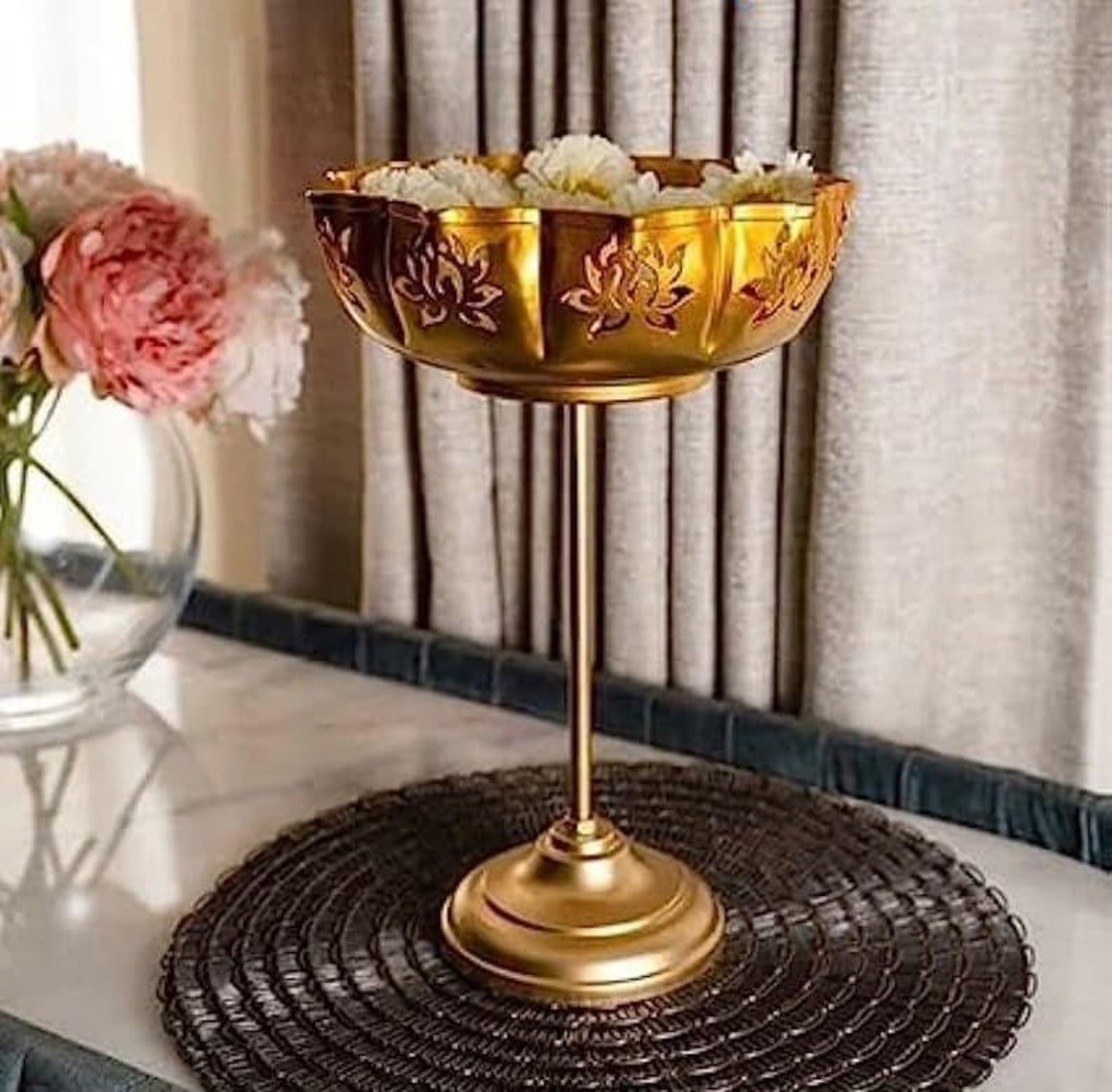 Lotus Urli Stand Set/uruli/urli With Stand/urli Stand/urli Bowl event ...