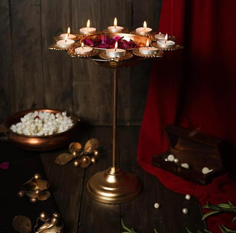 Diya Urli Stand Event/wedding/diwali/christmas Decoration Set of Three ...