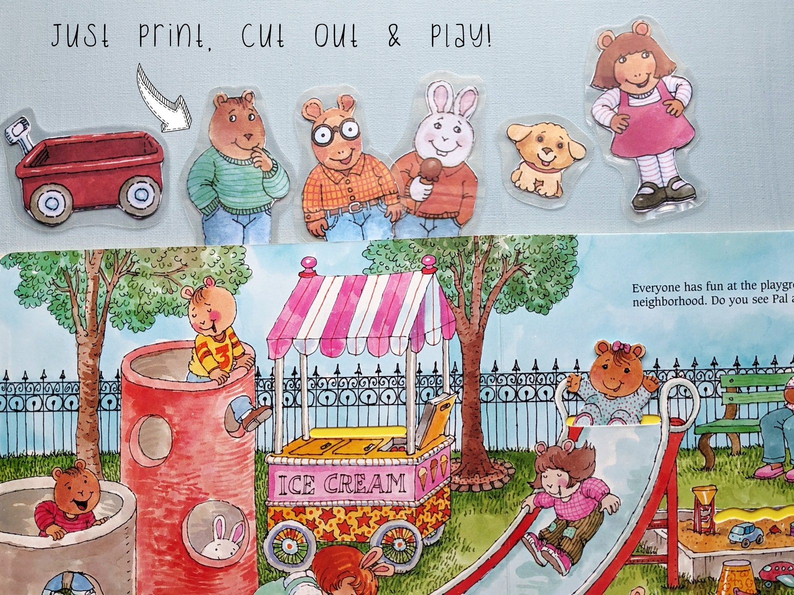 Arthur Paper Dolls - Arthur Book Characters Printable - Digital Print ...