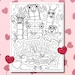 Numberblocks Valentine's Day Colouring Page - Digital Printable ...