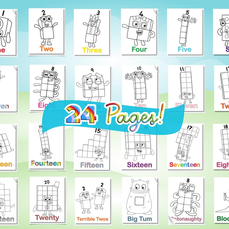 80 Colouring Pages - Etsy