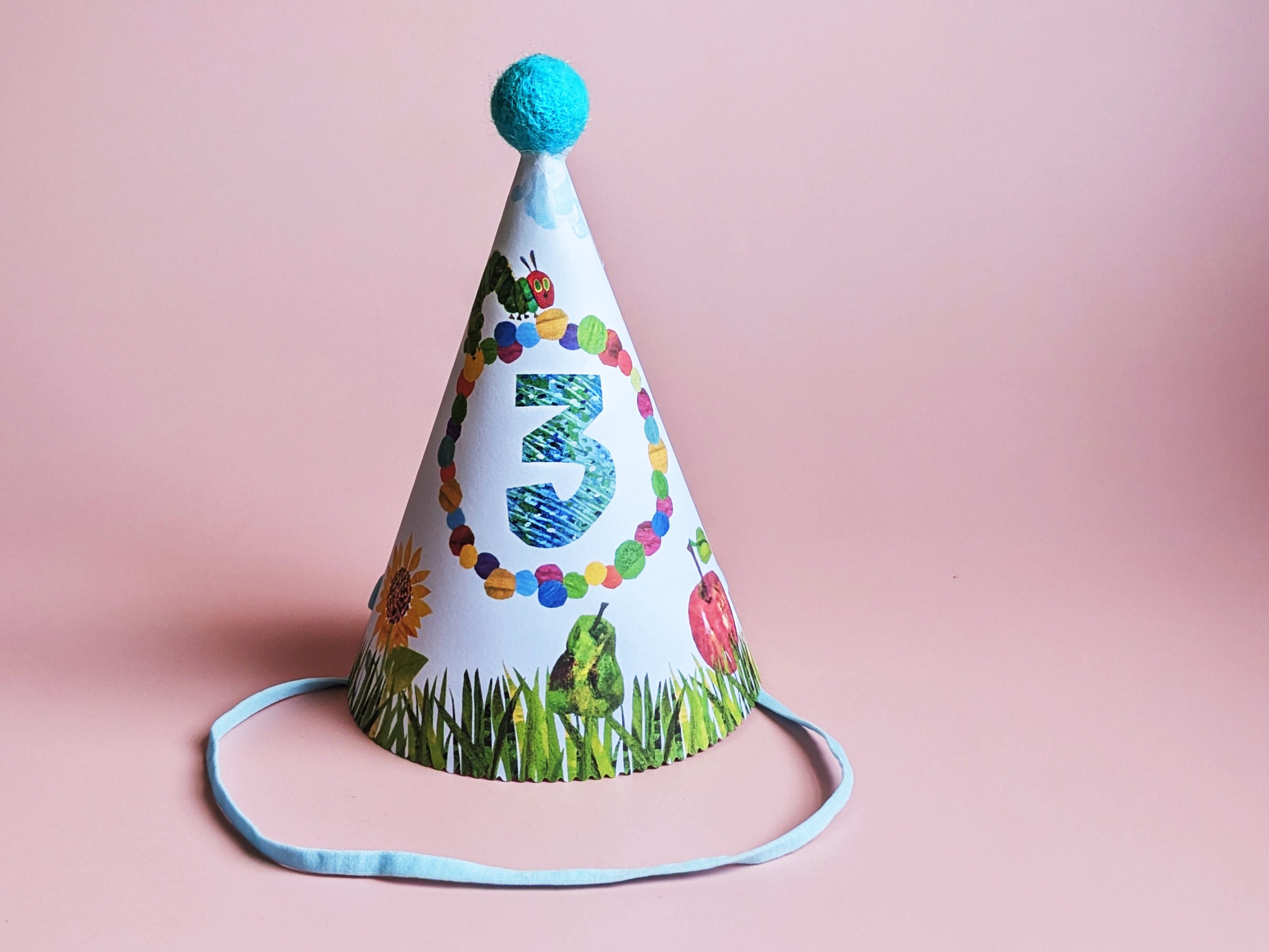 Very Hungry Caterpillar Birthday Hats Printable Hats Hungry Caterpillar ...