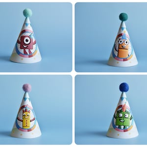 NUMBERBLOCKS Birthday Hats - Digital Printable - Numberblocks Birthday ...