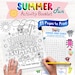 Numberblocks Summer Activity Book: Coloring, Trivia, Word Search (PDF ...