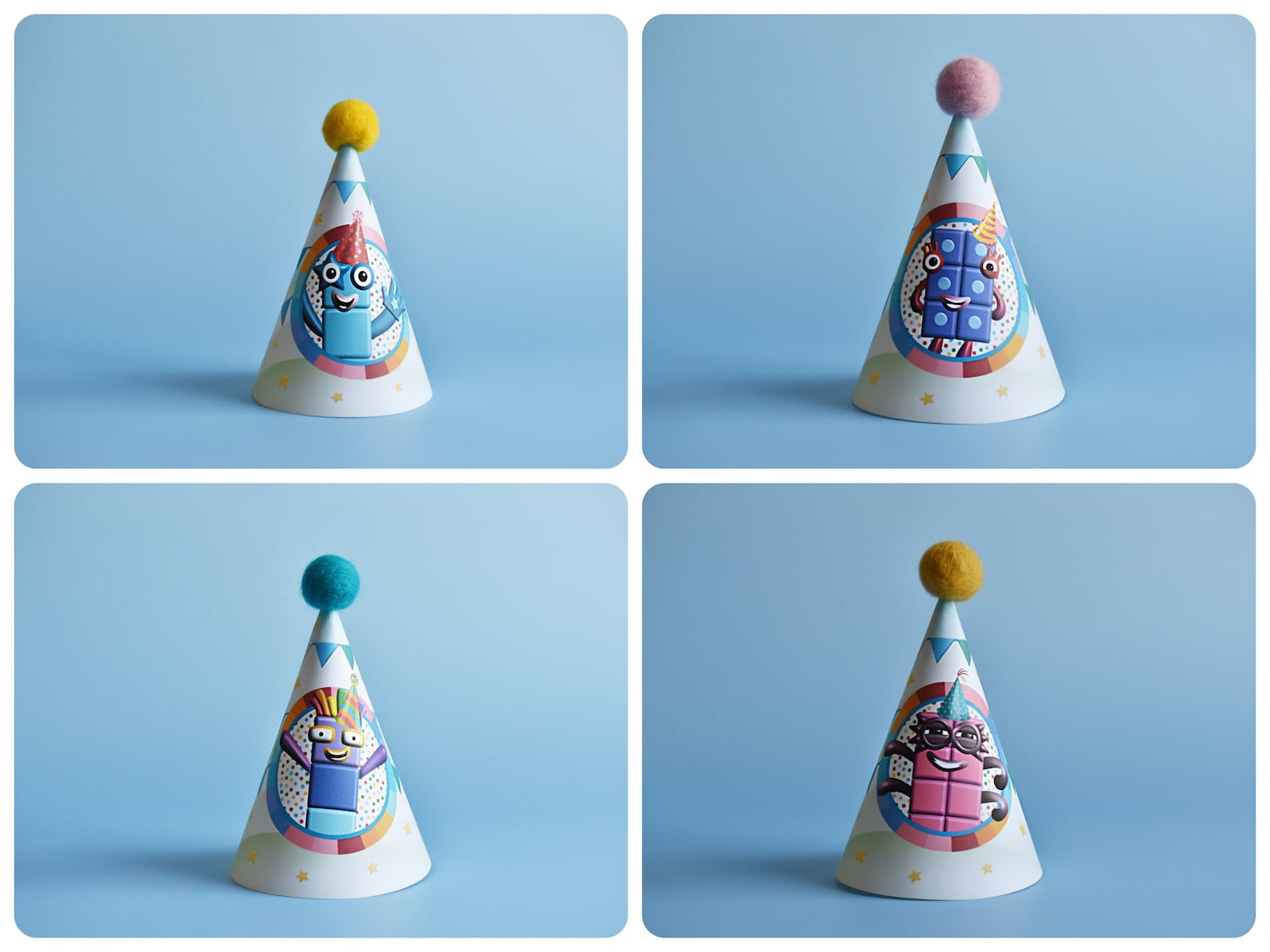 NUMBERBLOCKS Birthday Hats Digital Printable Numberblocks Birthday ...