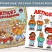 Arthur Paper Dolls - Arthur Book Characters Printable - Digital Print ...