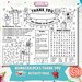 Numberblocks Thank You Activity Page: Printable Party Favor (instant ...