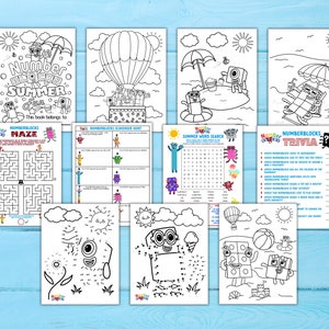 Numberblocks Summer Activity Book: Coloring, Mazes, Trivia (PDF ...