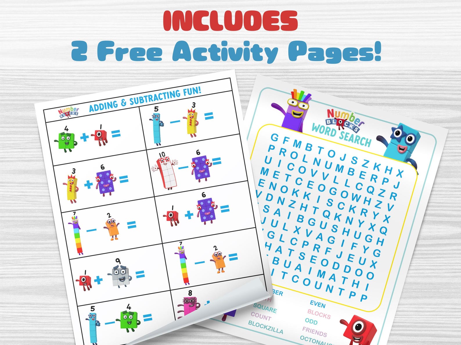 Numberblocks Printable Face Stickers 0-20: Math Cube Stickers (digital ...
