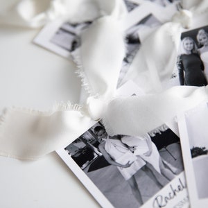Photo Place Card With Ribbon, Party Place Cards, Wedding Table Place ...