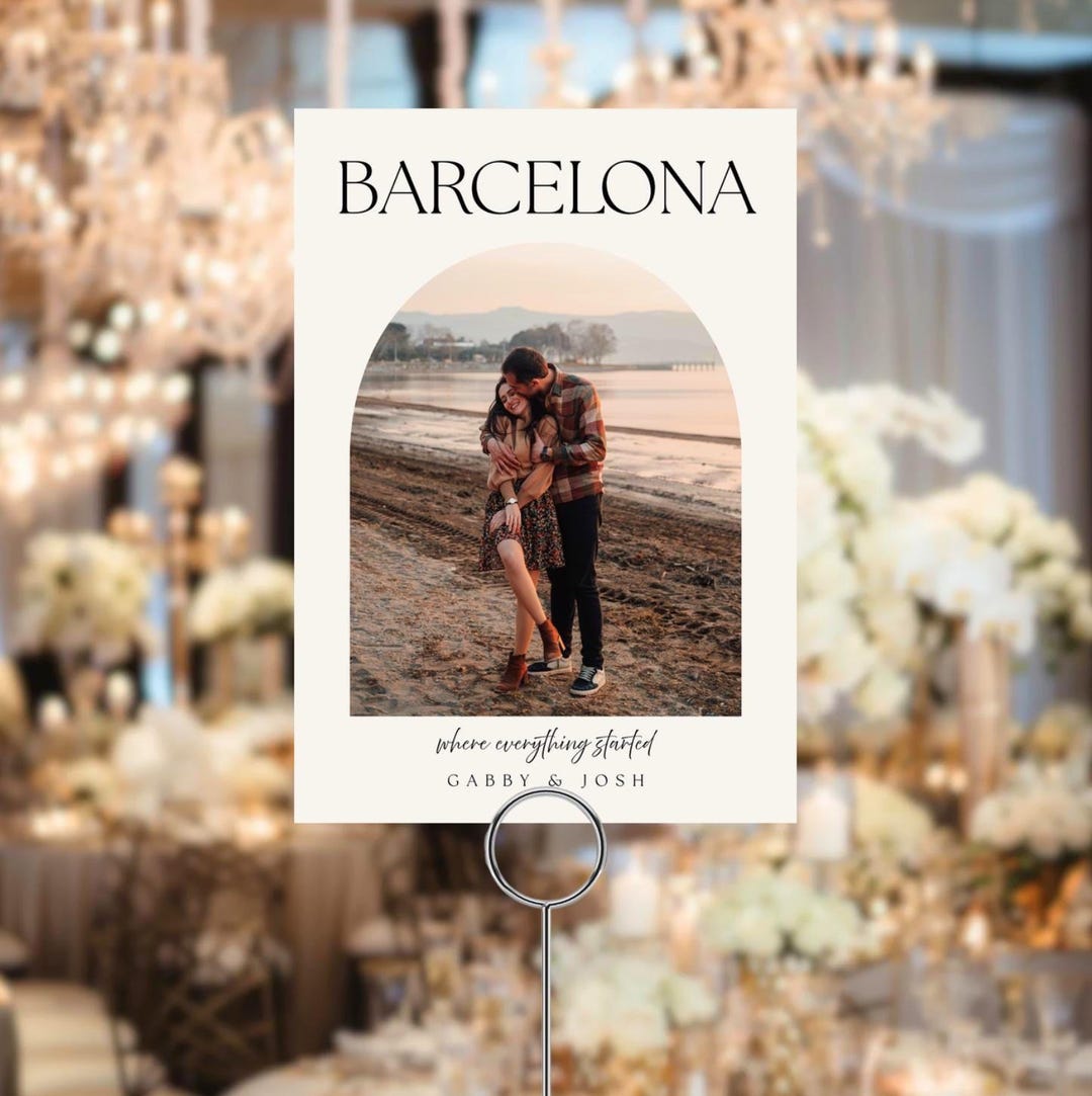 Photo Table Names, Travel Theme Wedding Table Numbers, Destination ...