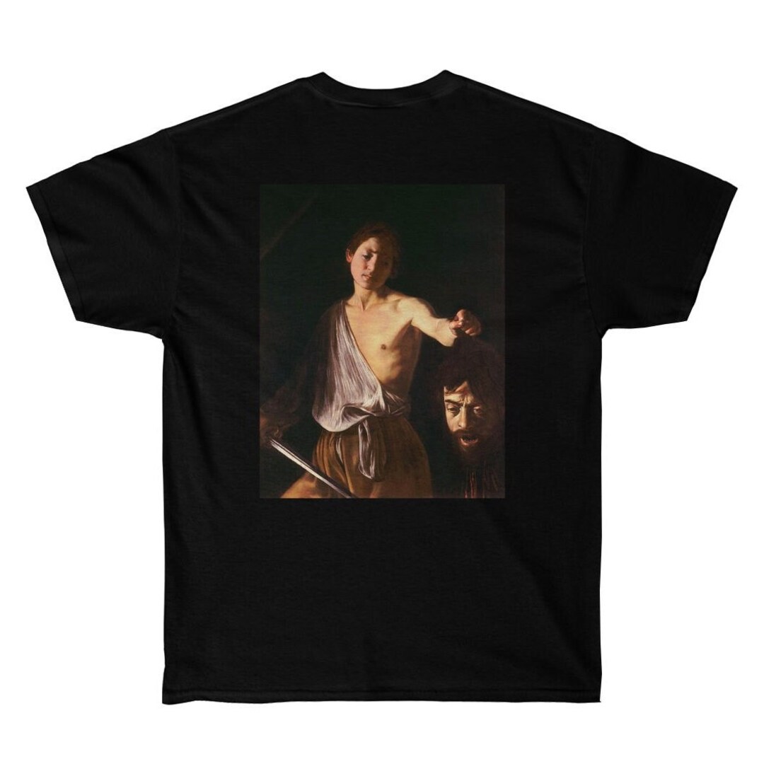 Streetwear T-shirt Caravaggio David and Goliath - Unisex Ultra Cotton ...