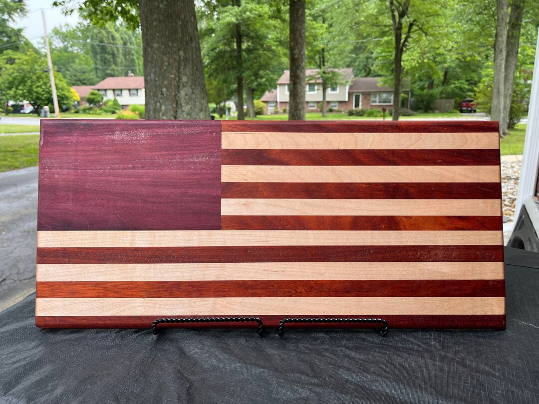 American Flag Cutting Board - Etsy