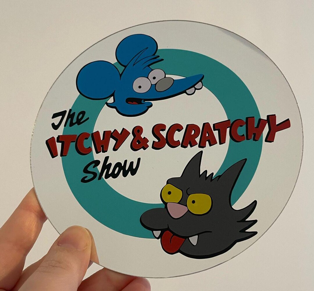 The Simpsons Acrylic Mirror – Hand-designed, Unique Fan Art Home Decor ...