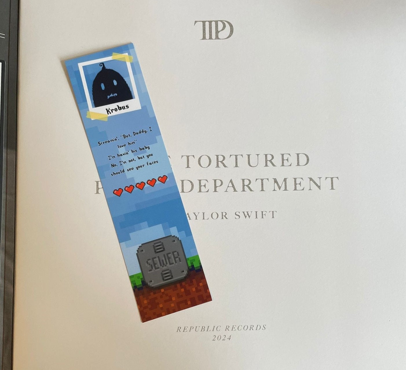 SDV X TS Bookmarks Stardew Valley X Taylor Swift Bookish Gift TTPD - Etsy