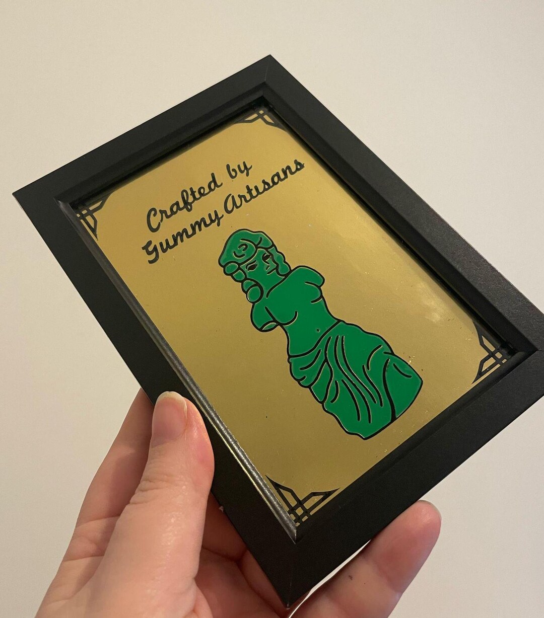 The Simpsons Gummy Venus Di Milo Glass Frame Artwork - Etsy