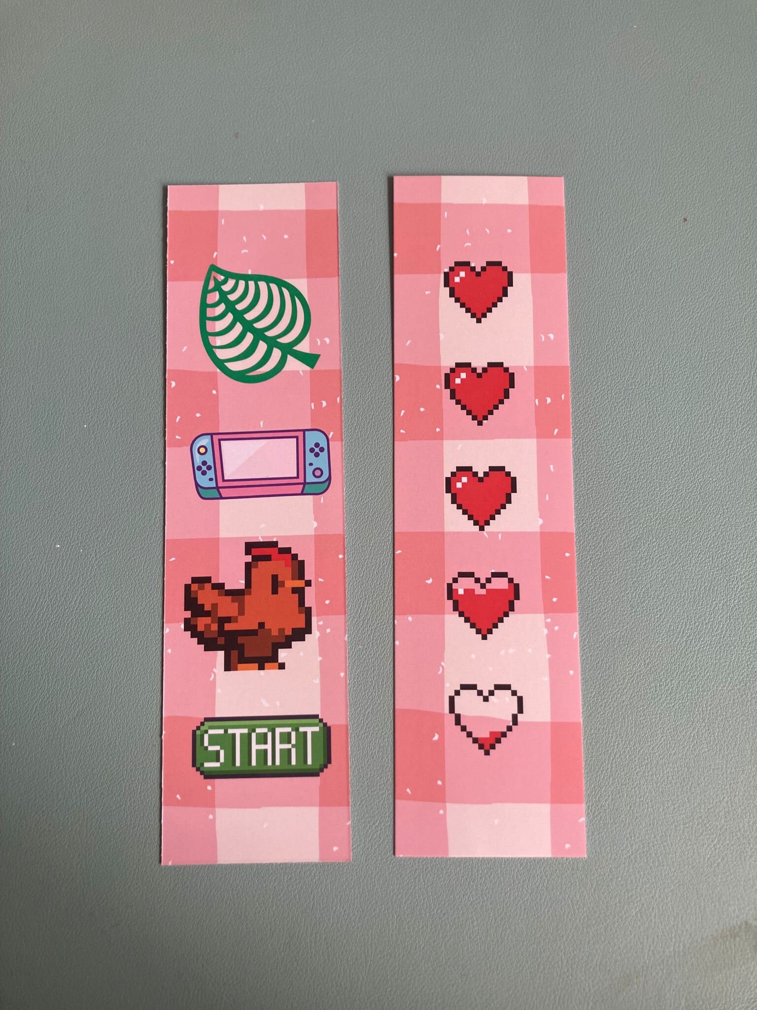 Gamer Bookmark ACNH Stardew Valley Small Business Design - Etsy