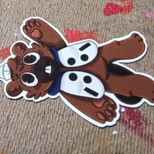 Bucky the Beaver Sticker - Etsy