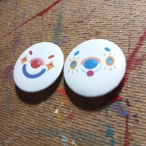 Star and Sun Matching Clown Pins - Etsy
