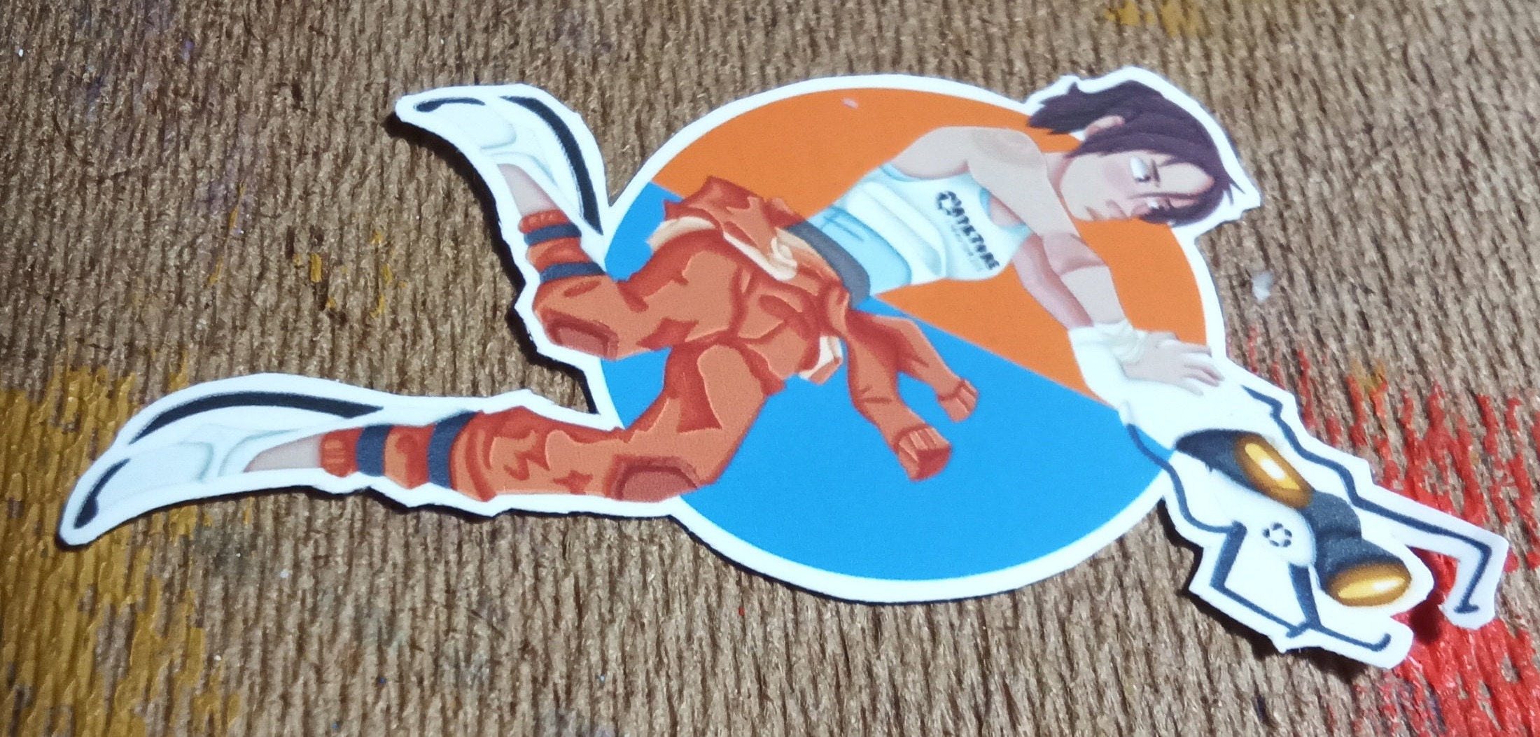 Portal 1 and 2 Chell Sticker - Etsy